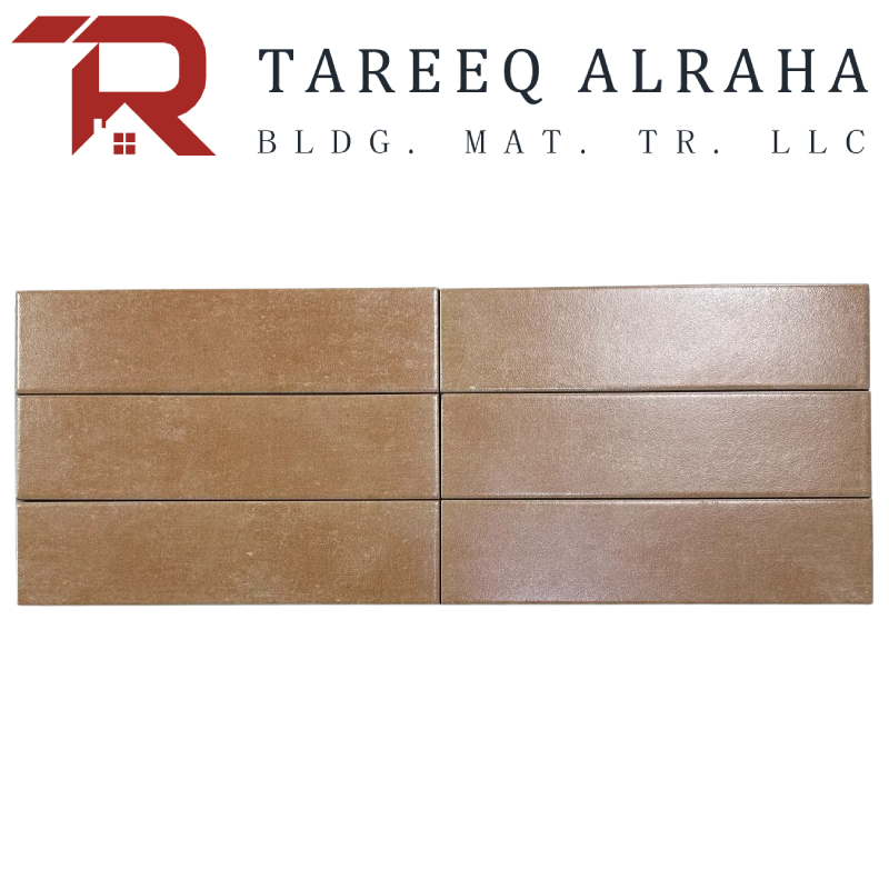 Ceramic Artisanal Tile Glossy Chateau Luxe (7.5x30x9mm) | Barley Corn-trf