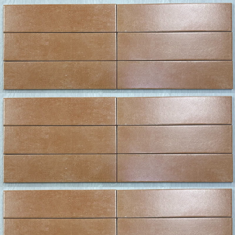Ceramic Artisanal Tile Glossy Chateau Luxe (7.5x30x9mm) | Barley Corn-trf