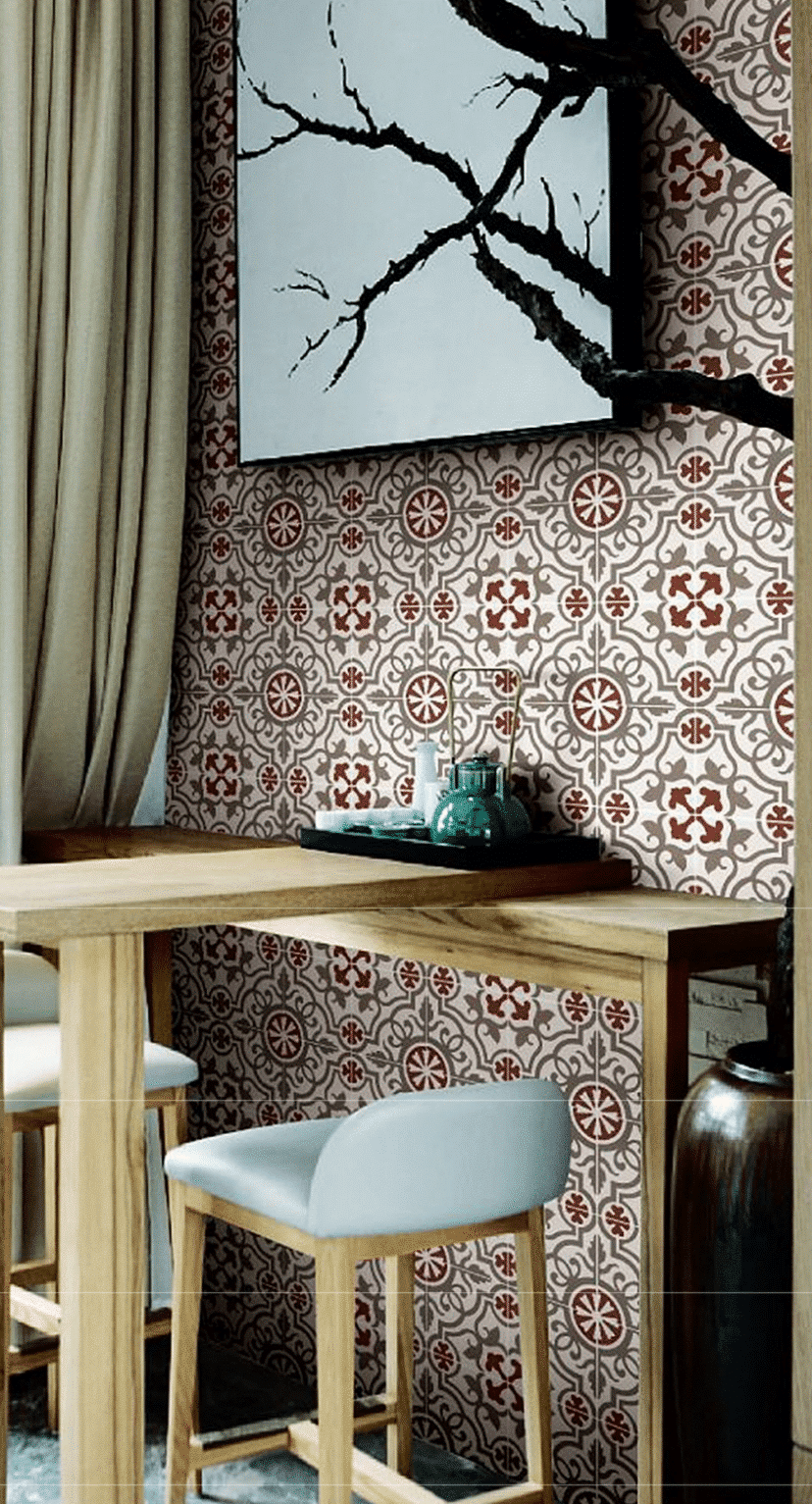 Enchanted Dreamscape Matt Porcelain Tile (20X20) — Tareeq Al Raha